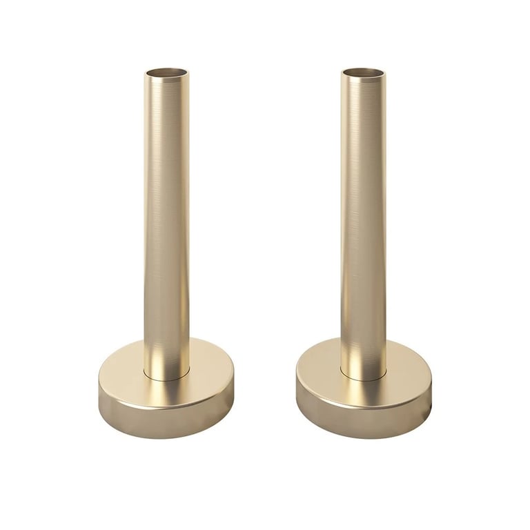 Solaro Pipe Sleeve & Shrouds Kit 15mm – Brushed Brass