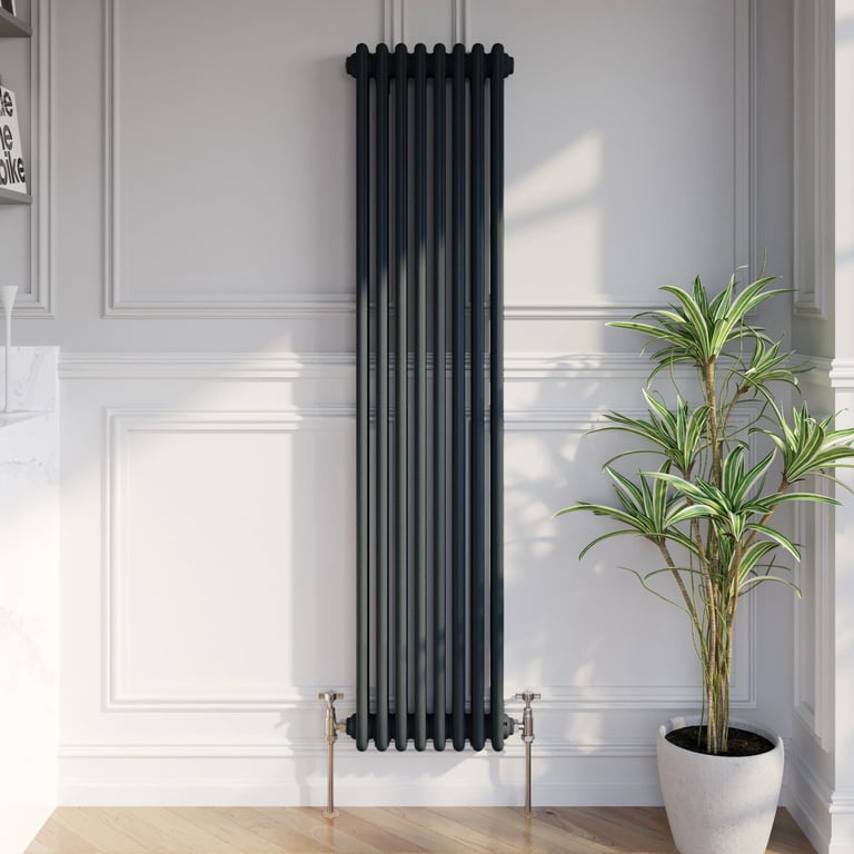 Park Lane Vertical Triple Column Radiator Anthracite 1600 x 380mm