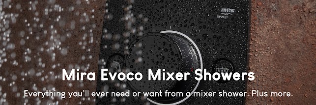 Mira Evoco Dual Thermostatic Mixer Shower Adjustable Fixed Heads Black ...