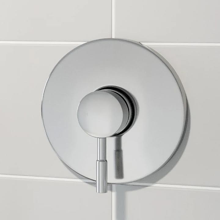 Essentials Concealed Stick Shower with Ceiling Mounted Fixed Shower Head