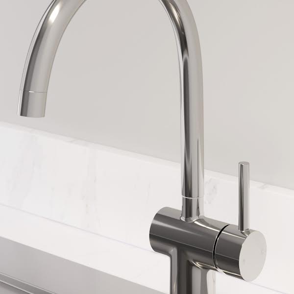 Sauber Cascade Kitchen Mixer Tap Chrome