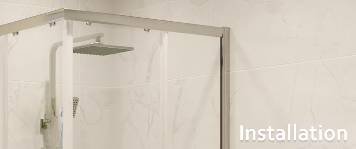 Hydrolux Corner Entry Shower Enclosure 760x760mm & Raised Tray