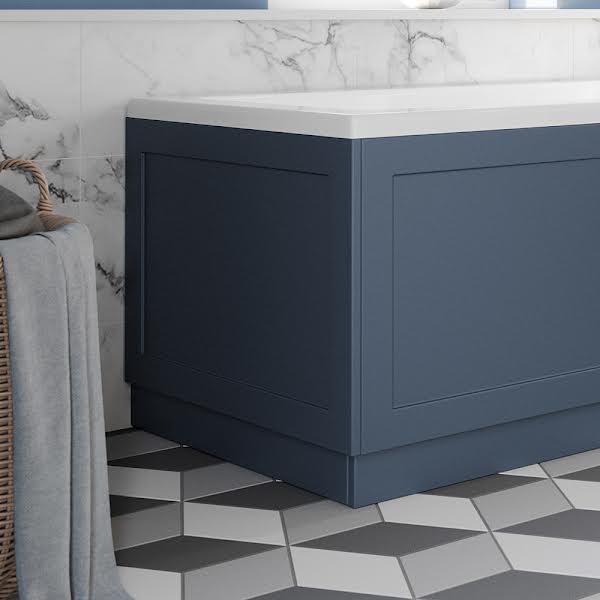 Park Lane Winchester Matt Blue MDF Traditional Bath End Panel - 700mm