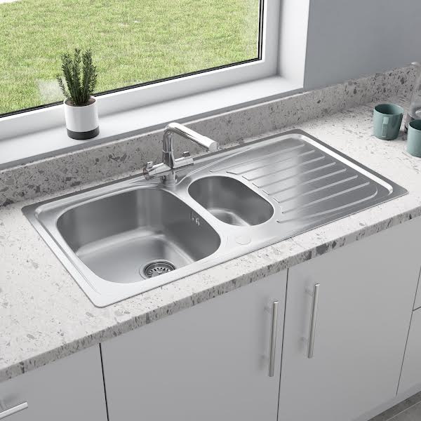 Stainless Steel Kitchen Sinks - Plumbworld