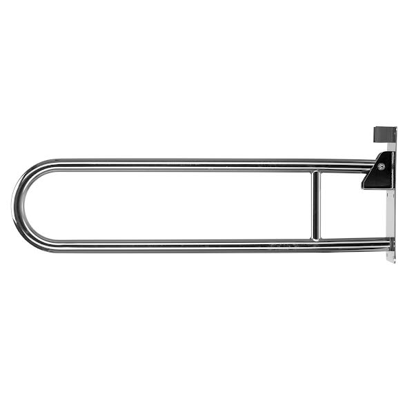 Croydex Stainless Steel Fold Away Hand Rail in Chrome