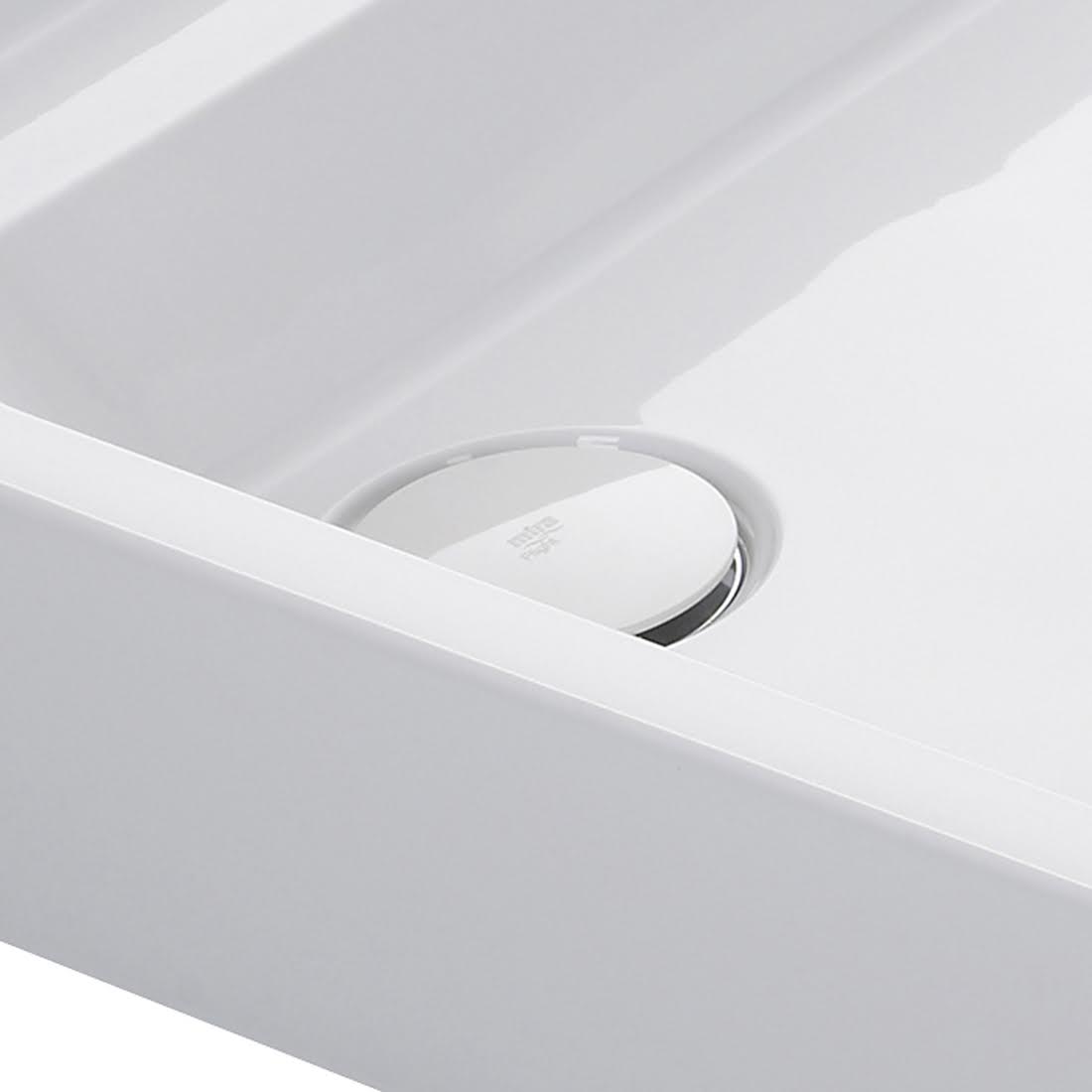 Mira Flight Deep Square Shower Tray 800x800mm & Waste 4 Upstands