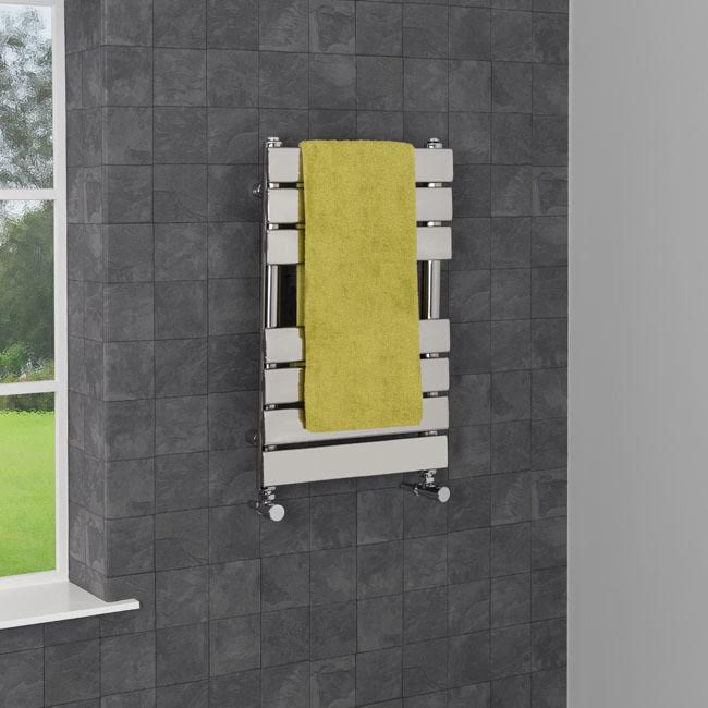 DuraTherm Dual Fuel Towel Radiator 650 x 400mm - Chrome