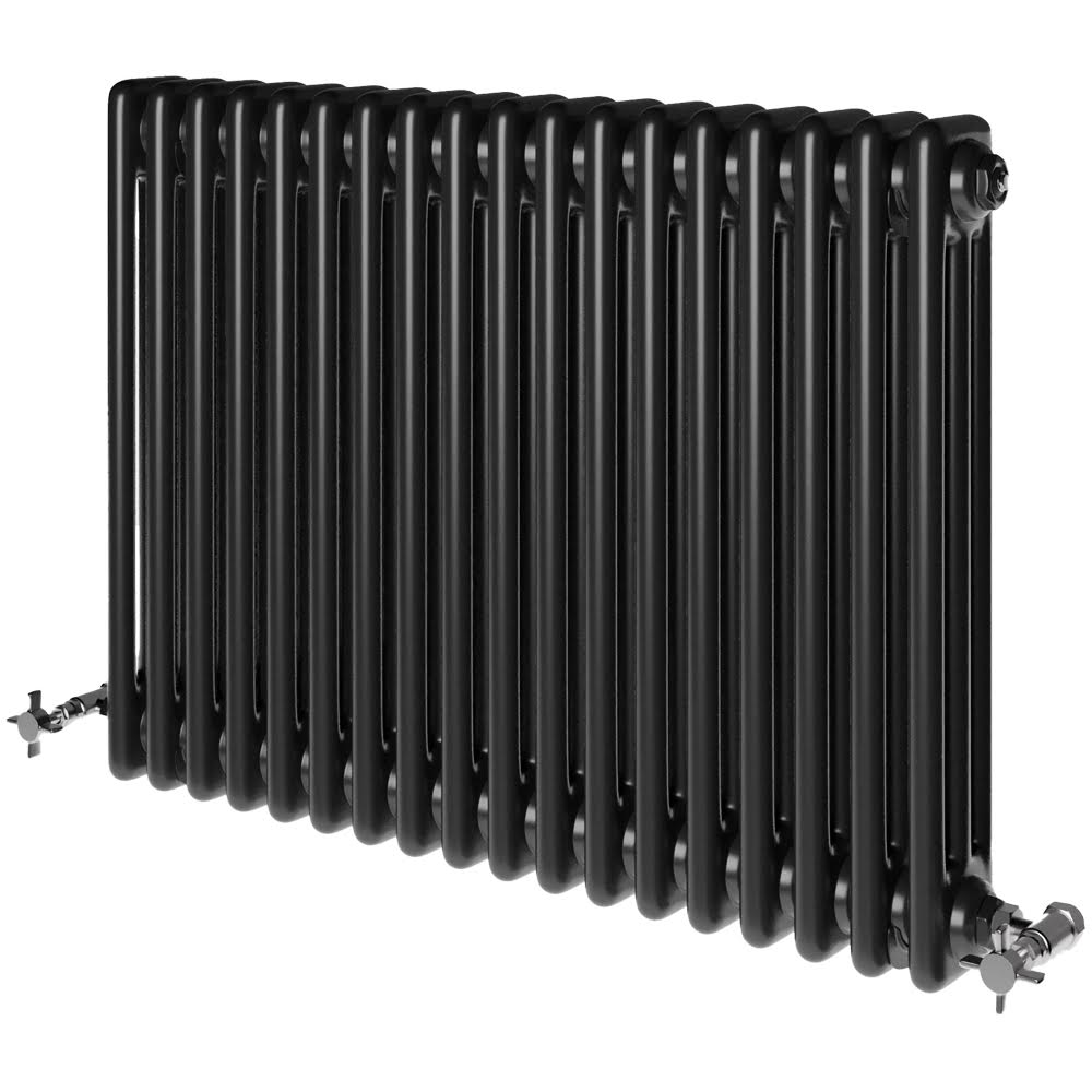 Park Lane Traditional Colosseum Triple Bar Column Radiator Black - 600 ...