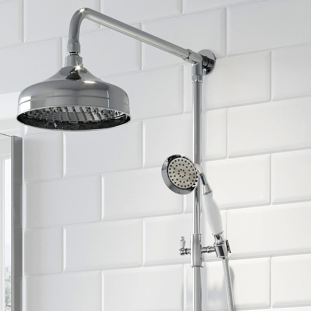 Park Lane Thermostatic Traditional Mixer Shower with Round Drench