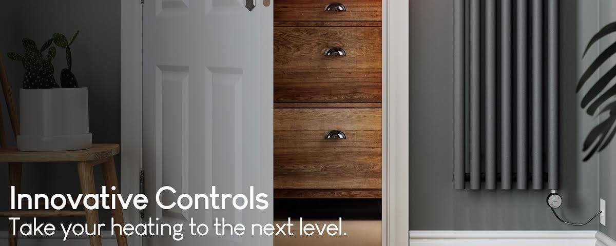 Terma Rolo Room E Oil Filled Grey Electric Radiator 1800x480mm