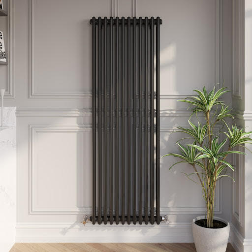 Park Lane Traditional Vertical Colosseum Double Bar Column Radiator ...
