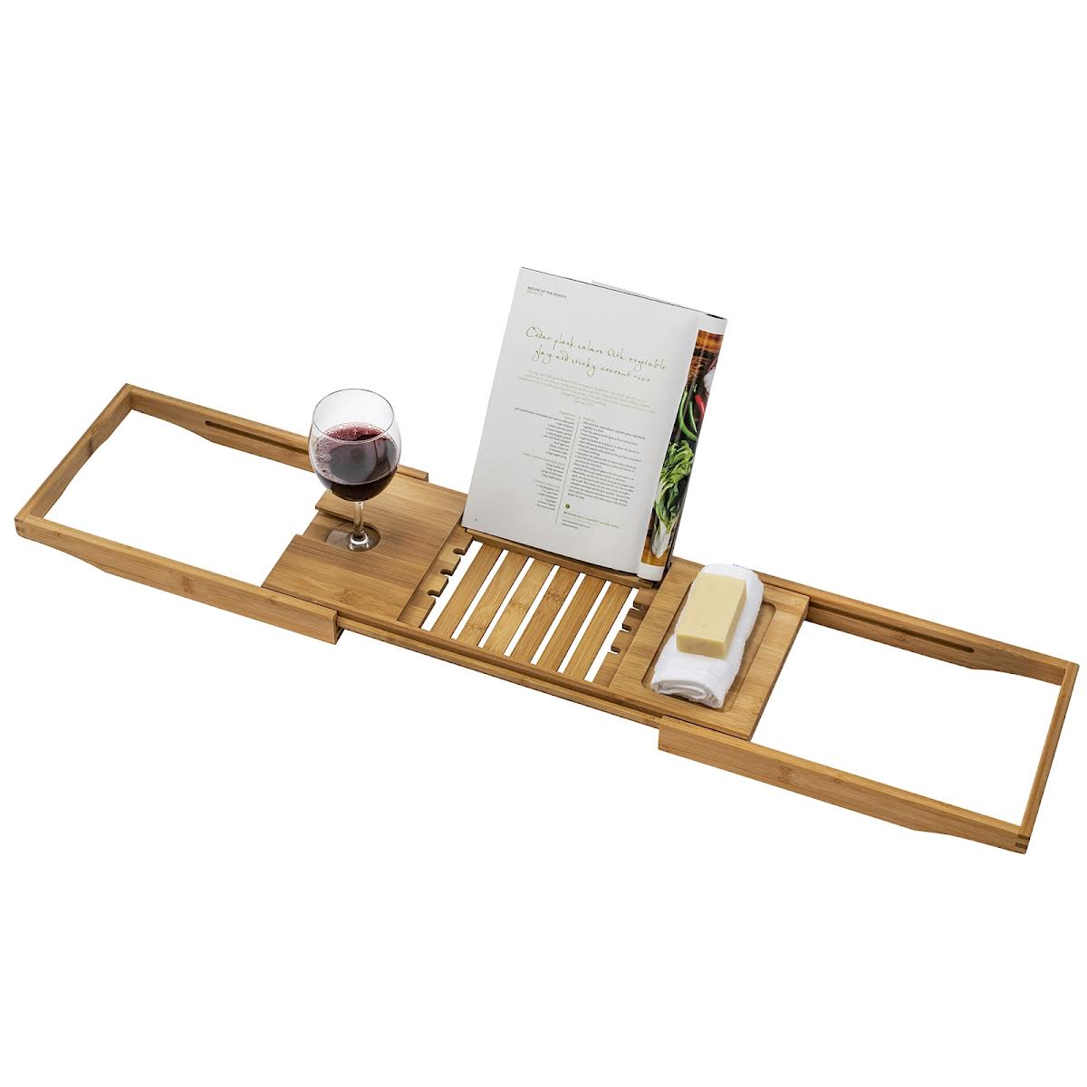 Croydex Bamboo Bath Rack