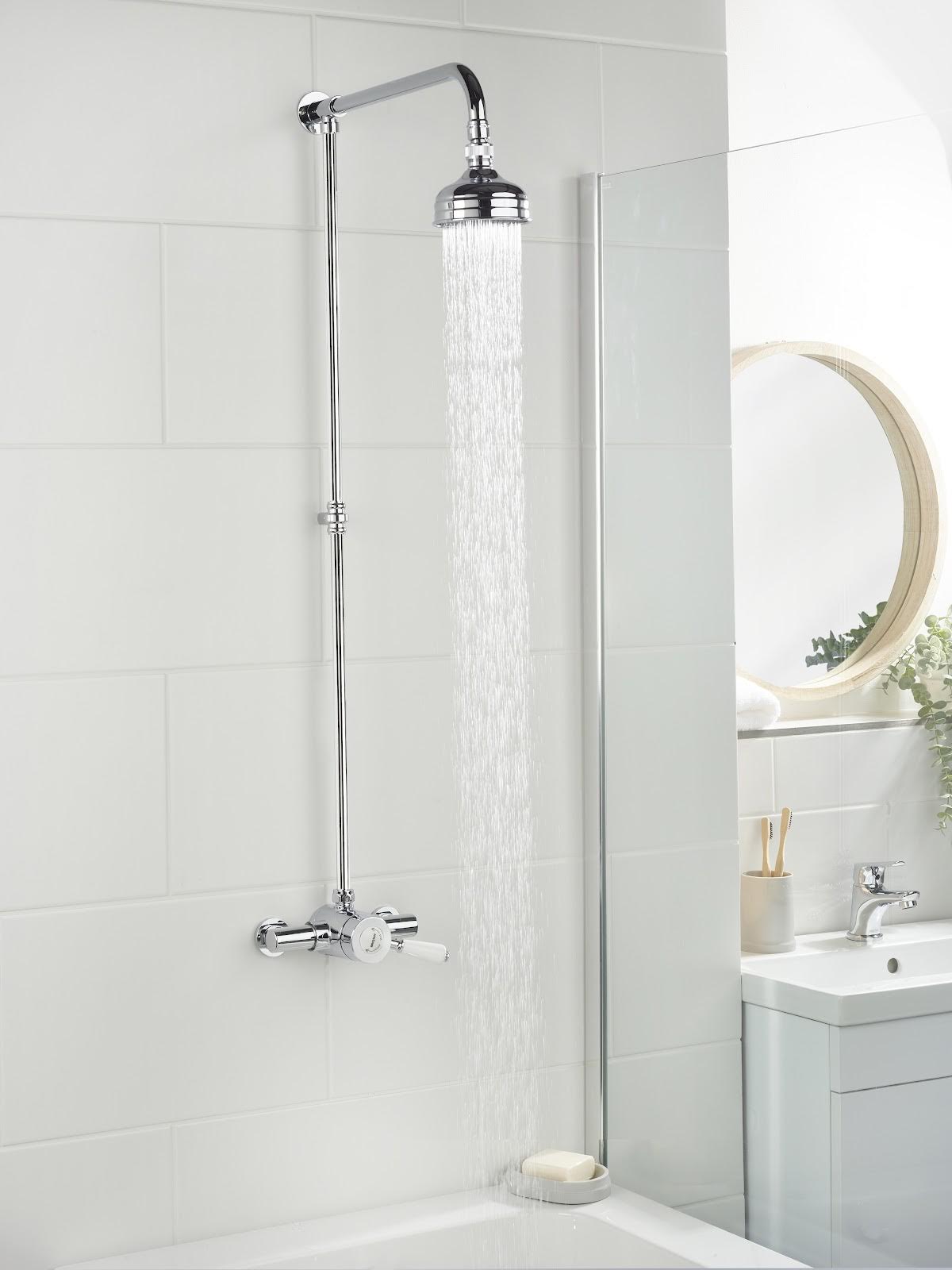 Colonial Exposed Traditional Thermostatic Shower Valve with Fixed