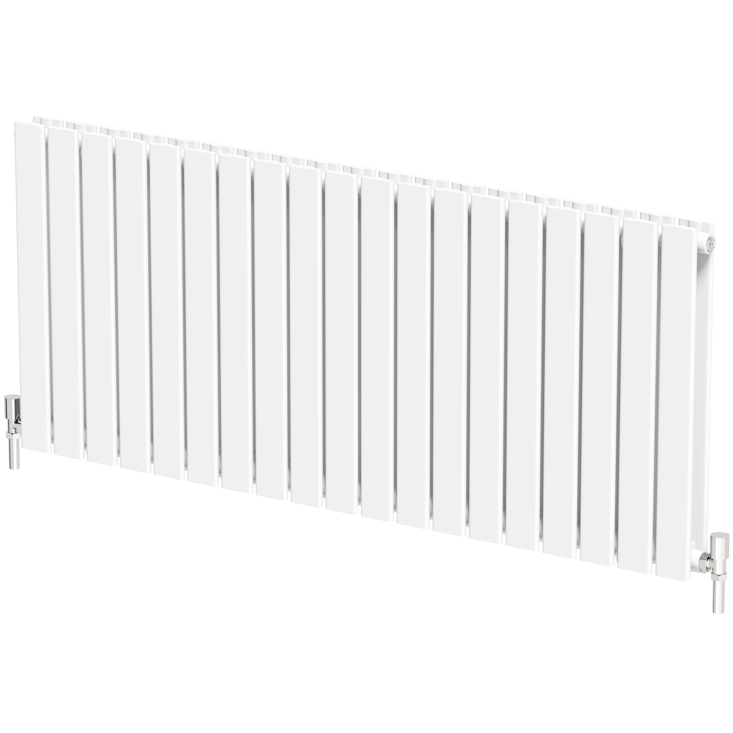 Designer Radiator Horizontal White Flat Panel Rads Double Panel ...