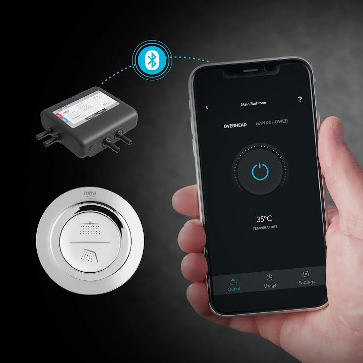 Mira Mode Maxim Thermostatic Digital Shower - Rear Fed (High Pressure ...