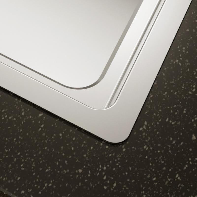 Sauber Inset Single Bowl Stainless Steel Kitchen Sink & Drainer