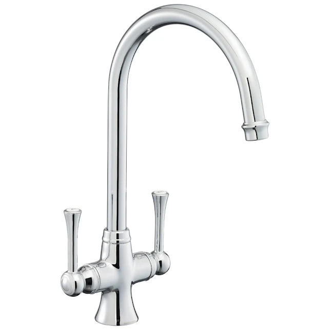 Rangemaster Estuary Traditional Kitchen Mixer Tap Chrome TES1CM