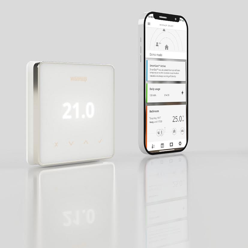 Warmup Element Wifi Underfloor Heating Controller - Light ELM-01-WH-RG