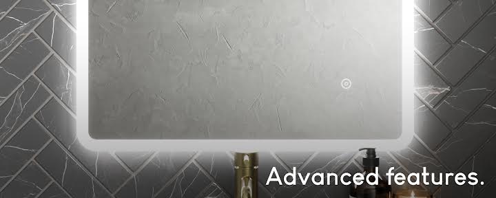 Artis Rectangular Backlit LED Mirror & Demister - Mains 600x800mm