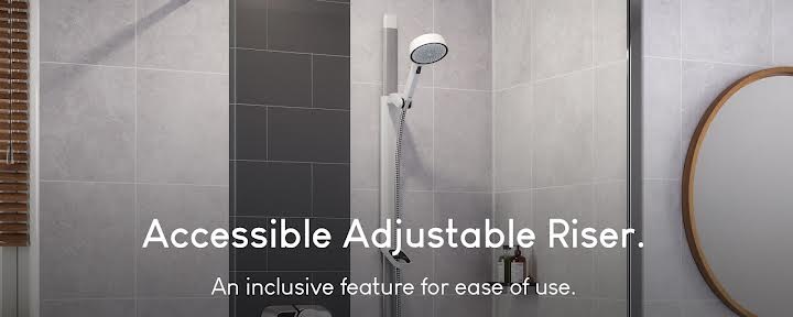 Mira Select Flex Thermostatic Exposed Mixer Shower White & Chrome