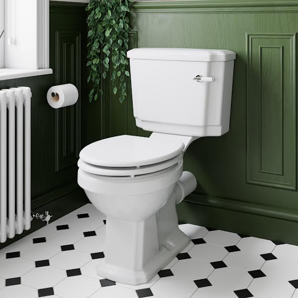 Park Lane Traditional Close Coupled Toilet & Soft Close Seat