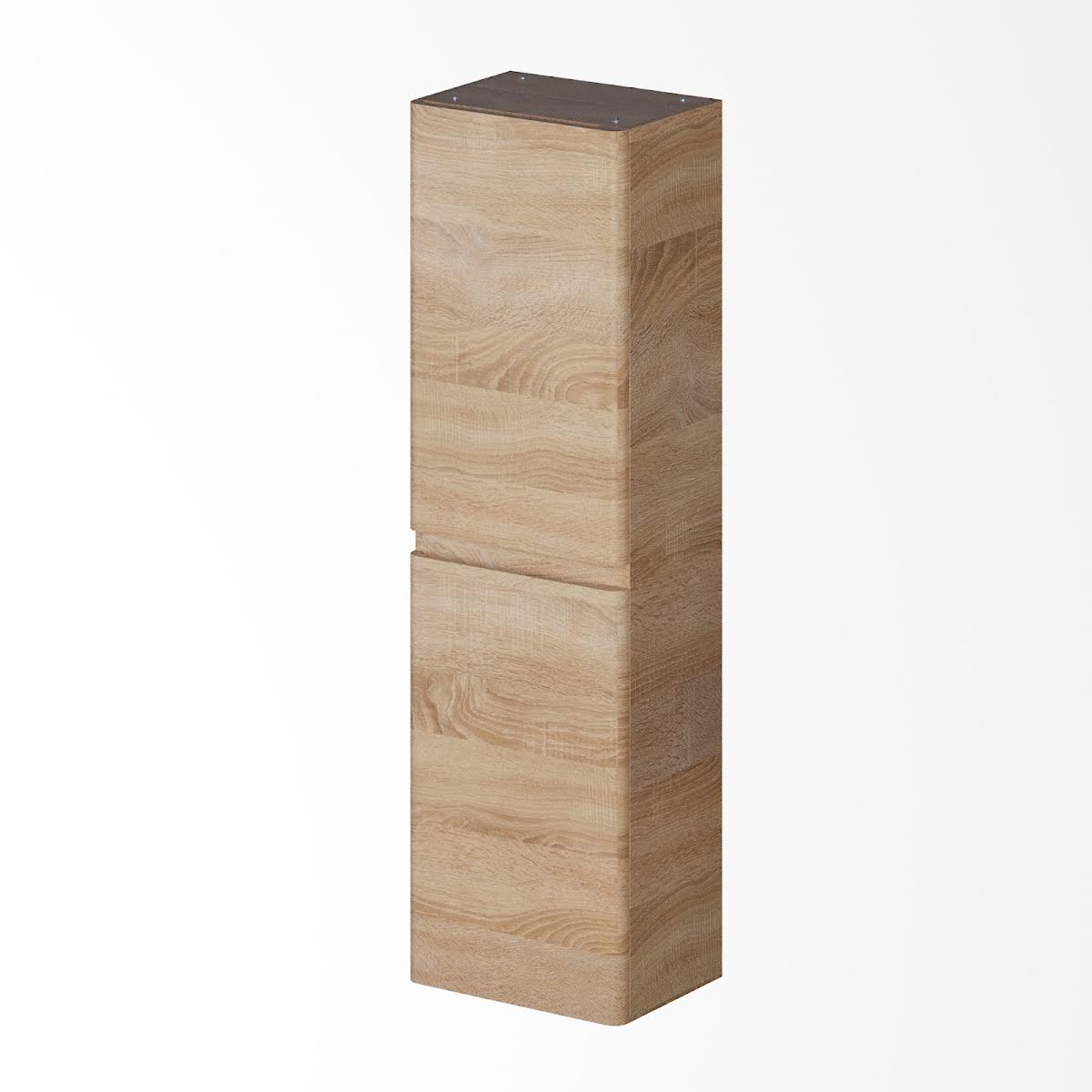 Regis Forma Wood Wall Hung Tall Bathroom Cabinet - 1400 x 400mm
