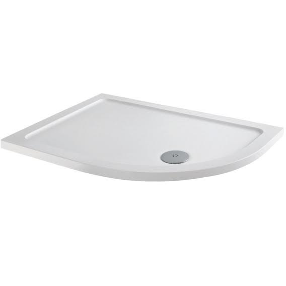 Hydrolux Low Profile 1000 x 800mm Quadrant Shower Tray Right