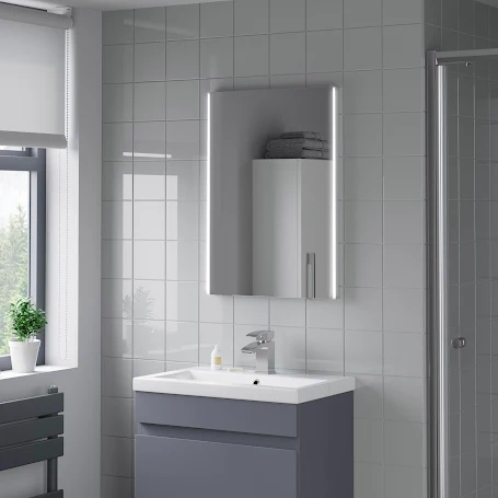 Battery operated bathroom mirrors store