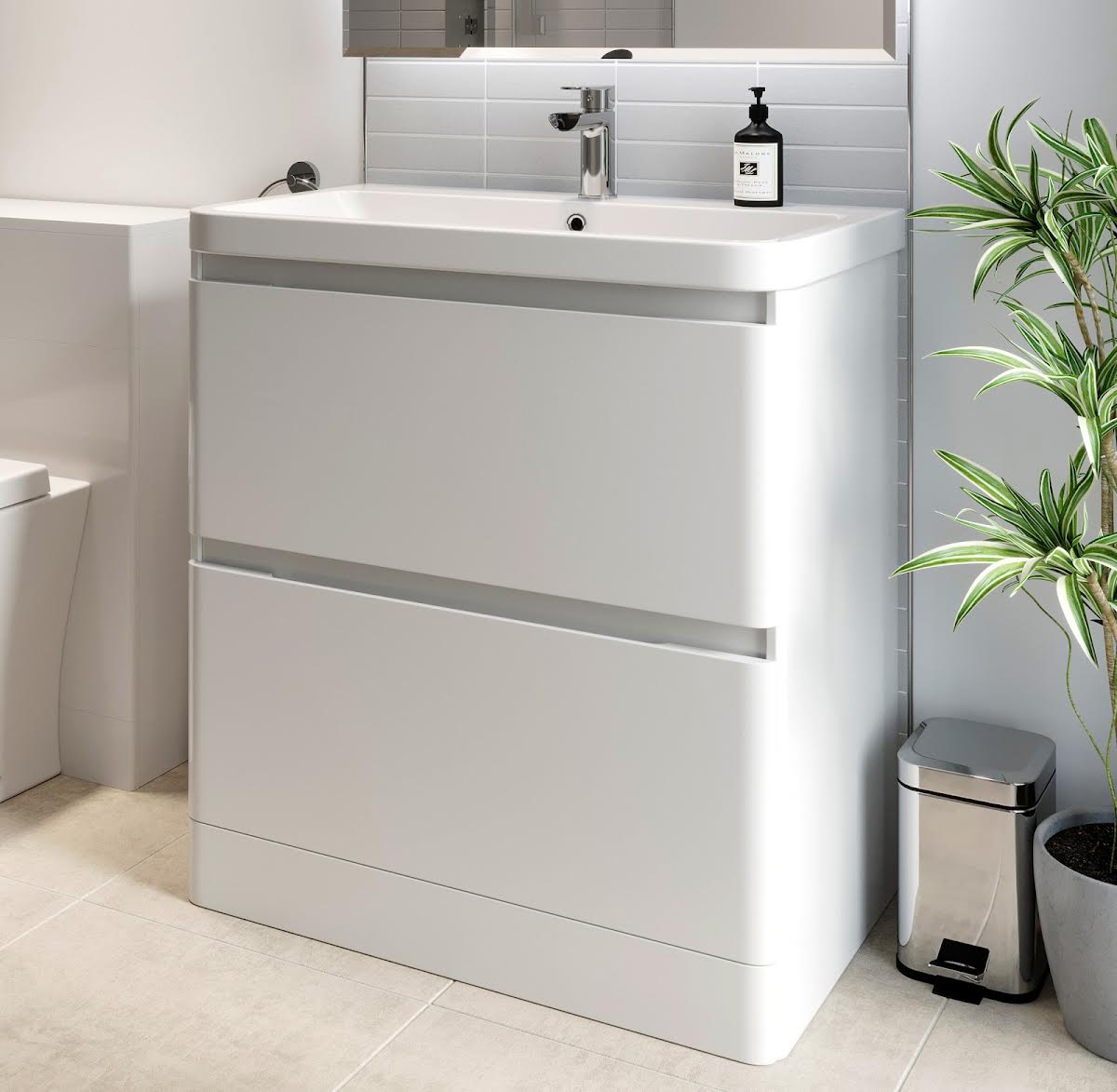 Freestanding Vanity Units - Plumbworld