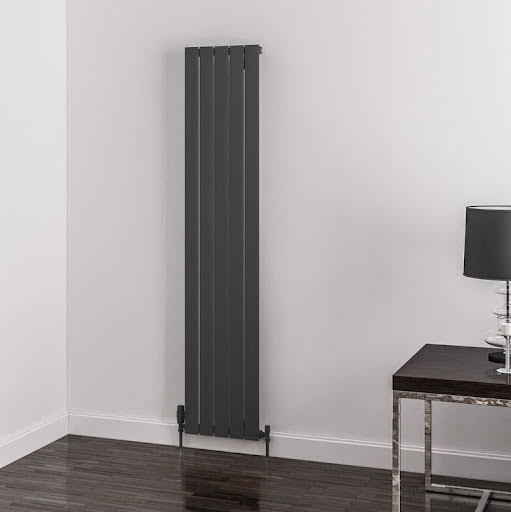Solaro Type 10 1800 x 366mm Designer Aluminium Radiator Matt Anthracite