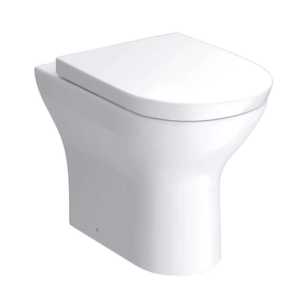 Artis Back to Wall Toilet with Sink on Top Grey Gloss Unit 500mm