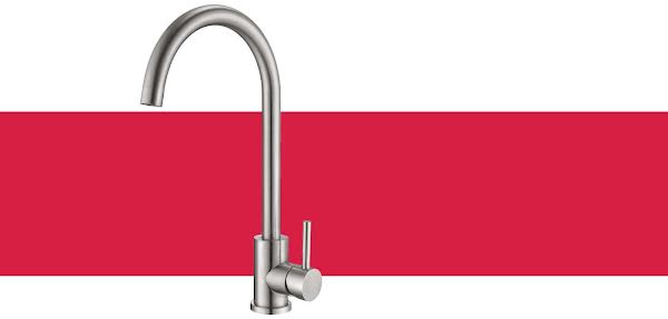 Reginox Taravo Single Lever Kitchen Mixer Tap - Brushed Nickel