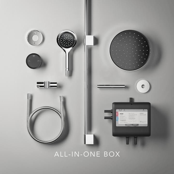 Mira Platinum Dual Ceiling Fed Wireless Digital - (HP/Combi)