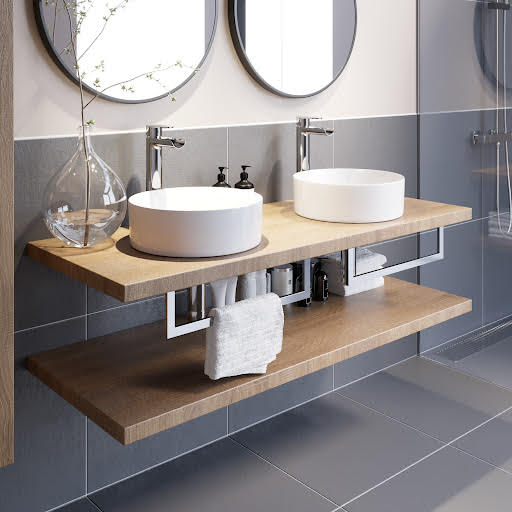 Floating Basin Shelves - Plumbworld