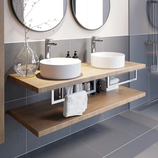 Floating Basin Shelves - Plumbworld