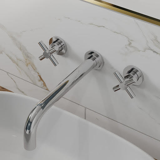 Wall Mounted Bathroom Taps - Plumbworld
