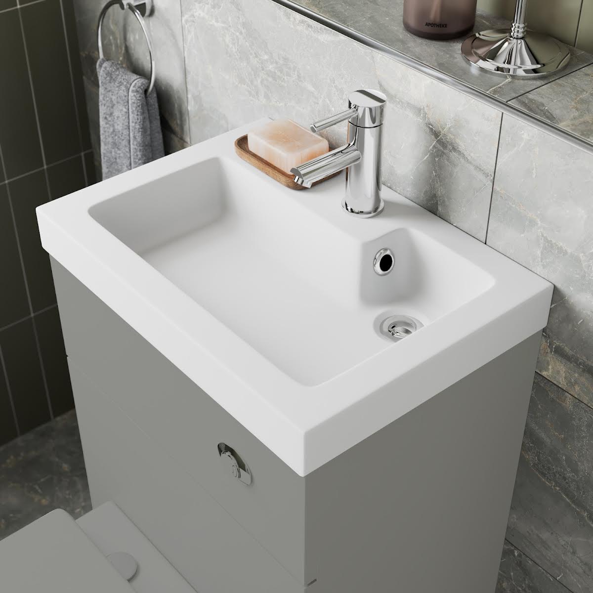 Ceramica Small Cloakroom Basin 500mm