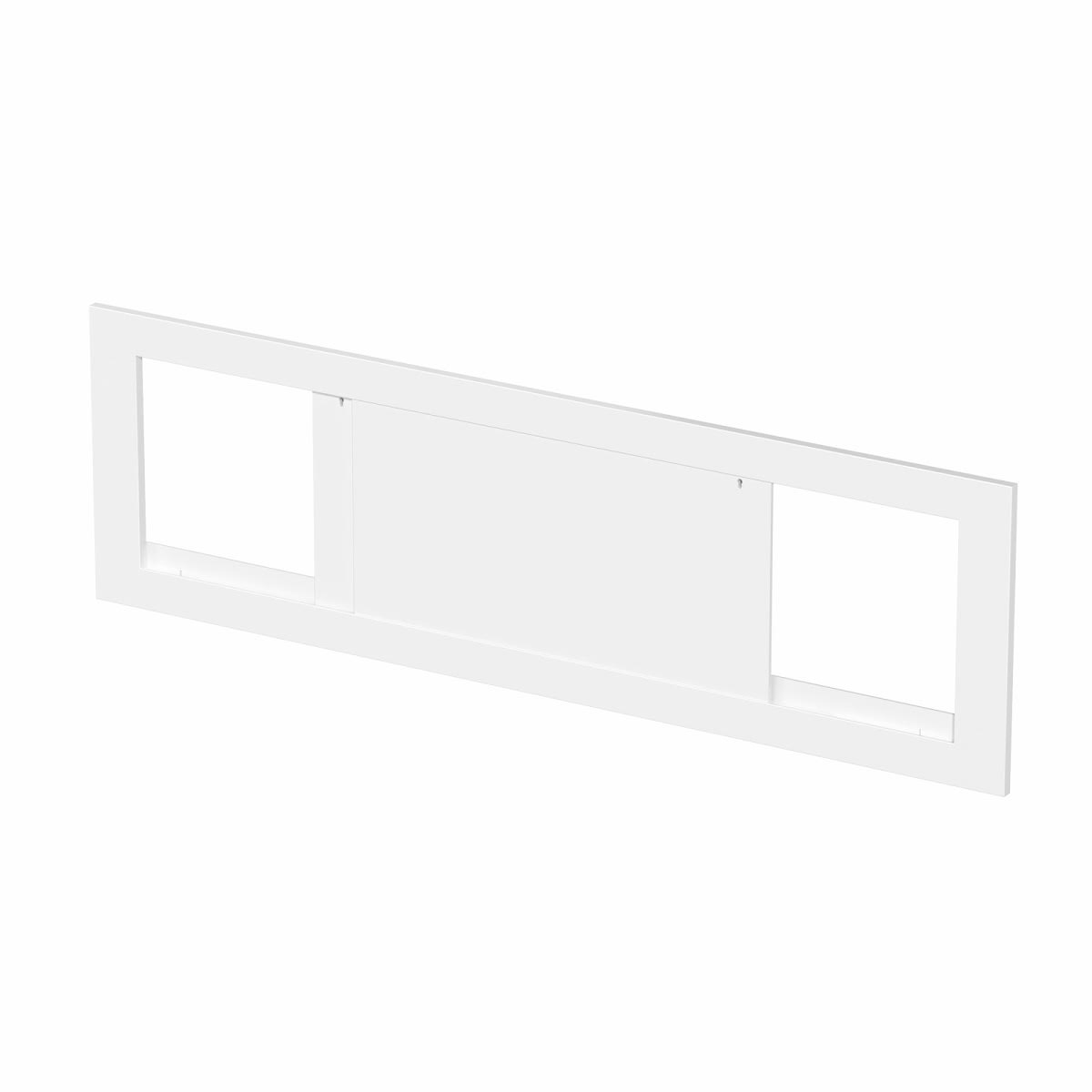 Ceramica White Storage Bath Panel 1700/660mm - Bath Panel Set MDF