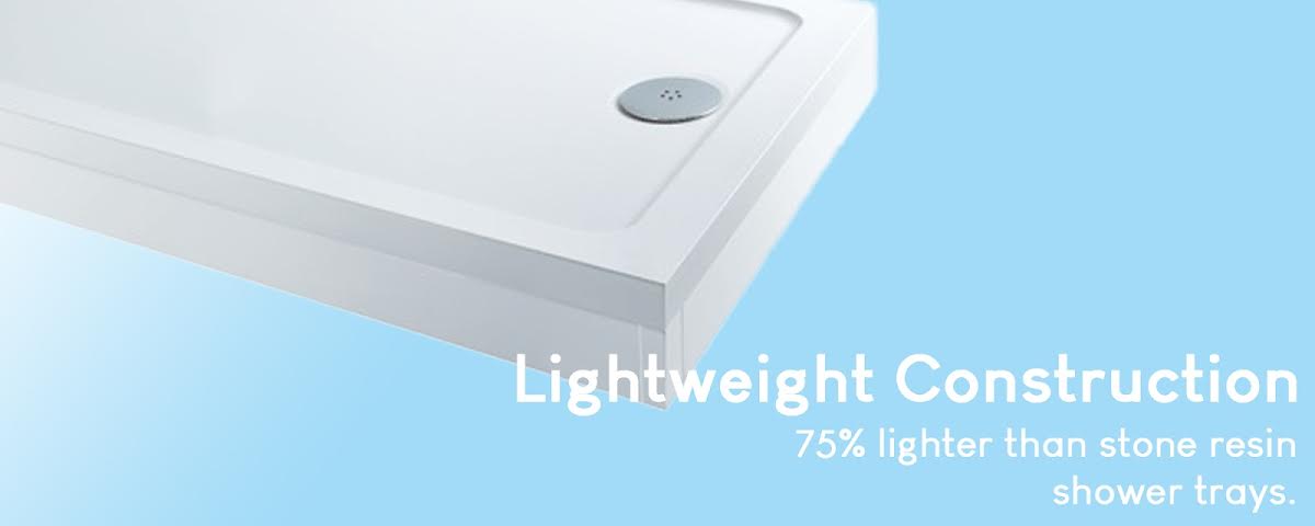 Hydrolux Raised 1700 x 700mm Shower Tray with Waste