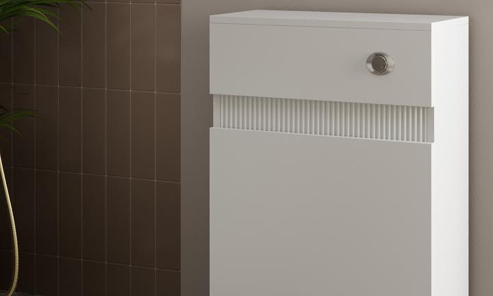 Artis Fluted Back to Wall Toilet Unit - White