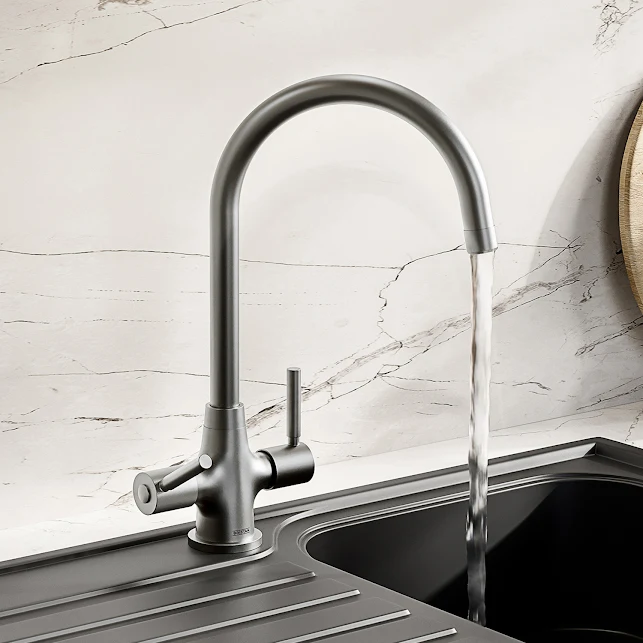 Bristan Monza Easyfit Kitchen Mixer Tap - Brushed - MZ SNK EF BN