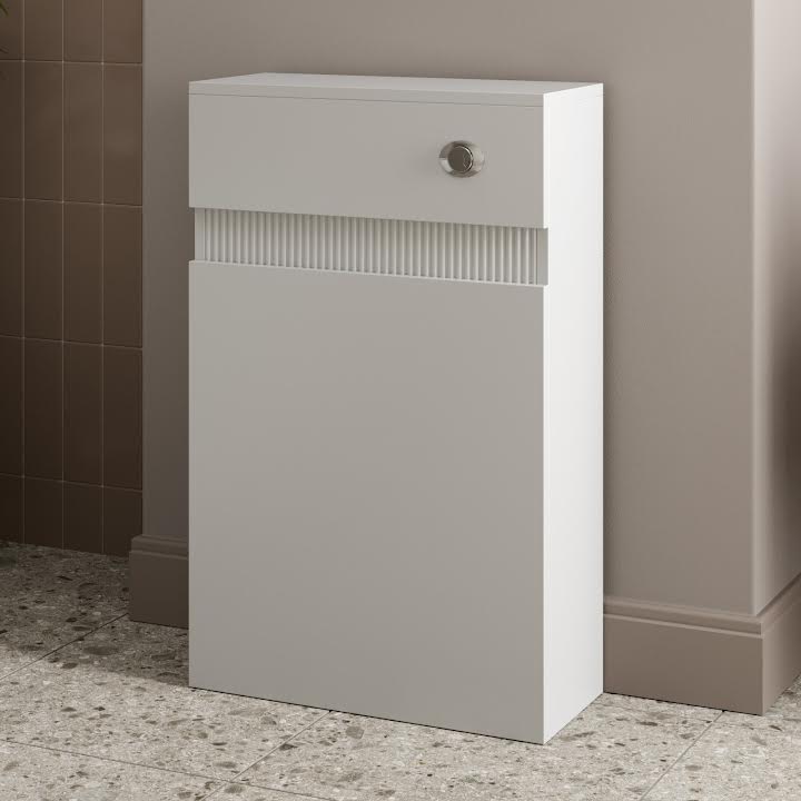Artis Fluted Back to Wall Toilet Unit - White