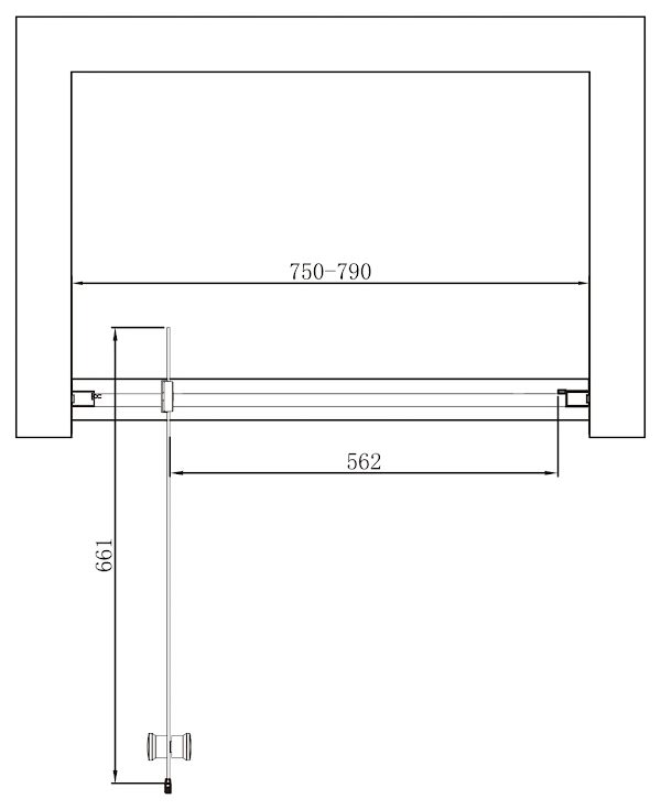Hydrolux Pivot Shower Enclosure 800x800mm & Raised Non Slip Tray