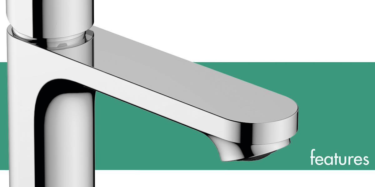 hansgrohe Rebris S 80 CoolStart Basin Mixer Tap - Chrome