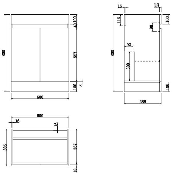 Affine Royan Black Bathroom Suite with L Shape Shower Bath 1700 & Artis ...