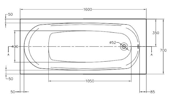 Ceramica Straight Curved Bath Bundle 1600mm With Square Shower Screen ...
