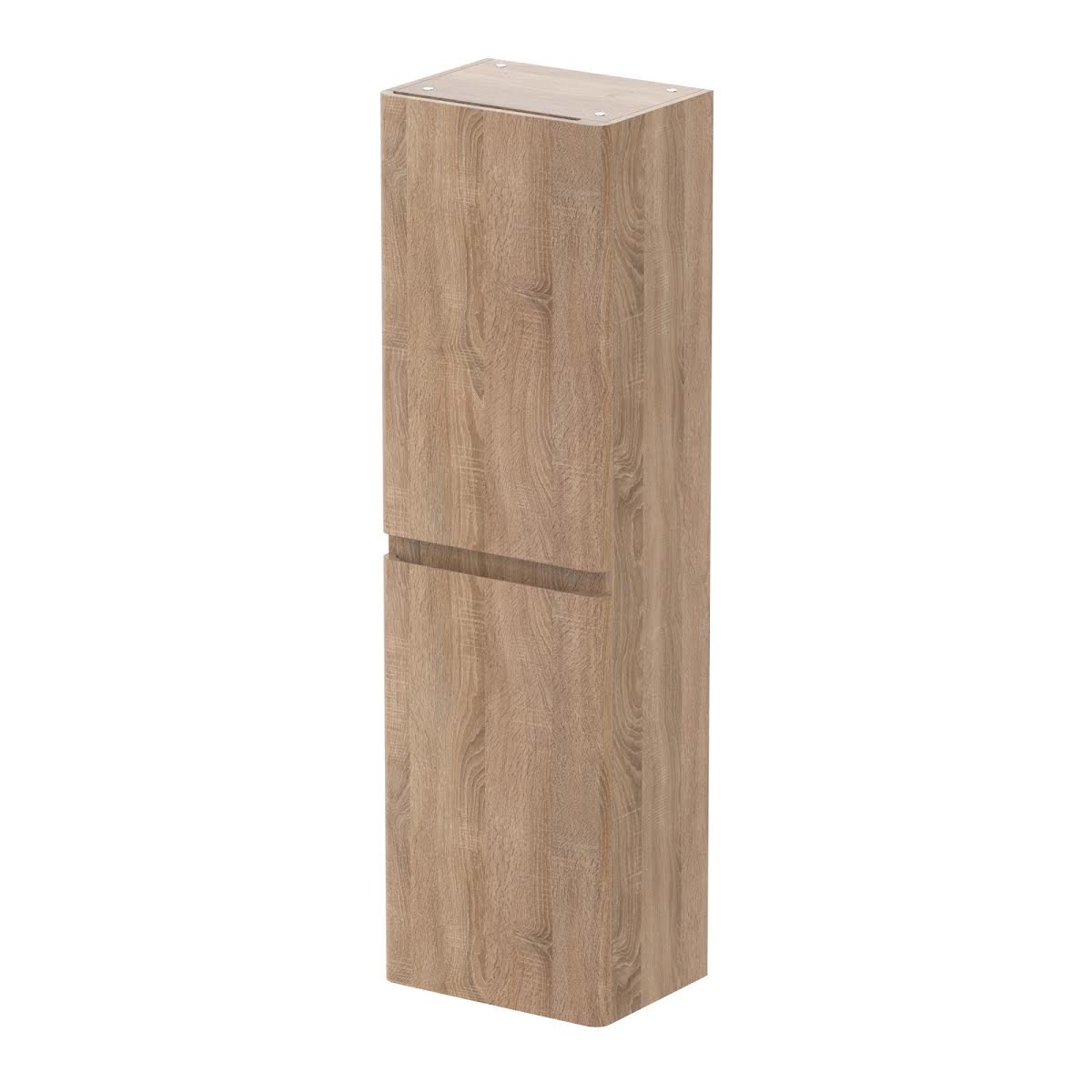Regis Forma Wood Wall Hung Tall Bathroom Cabinet - 1400 x 400mm