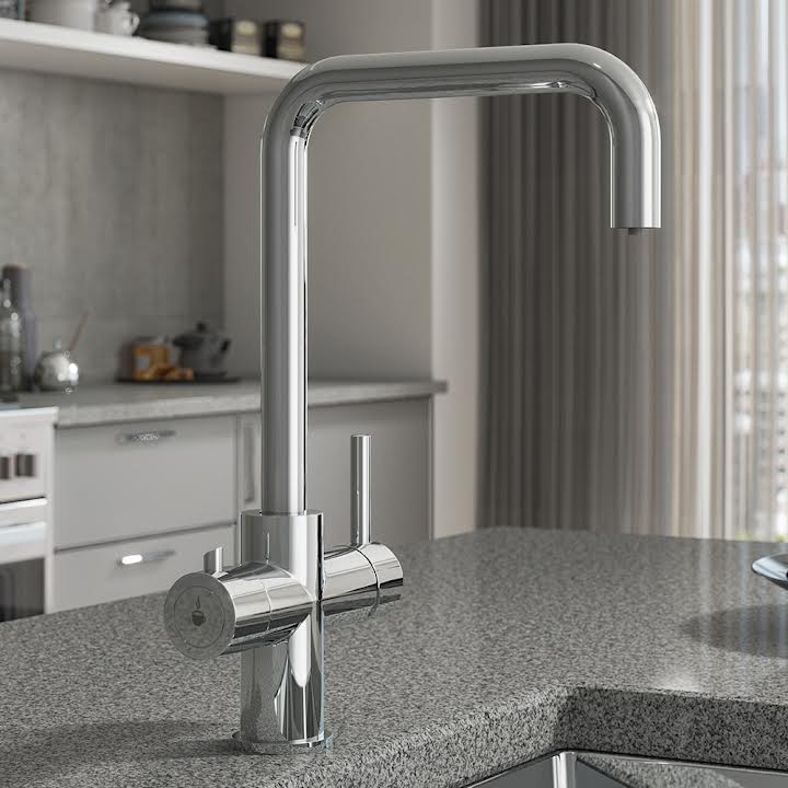 Sauber SharpFlow 3-in-1 Boiling Water Tap