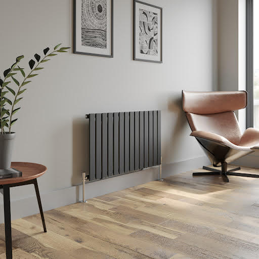 DuraTherm Horizontal Single Flat Panel Designer Radiator - 600 x 1060mm ...