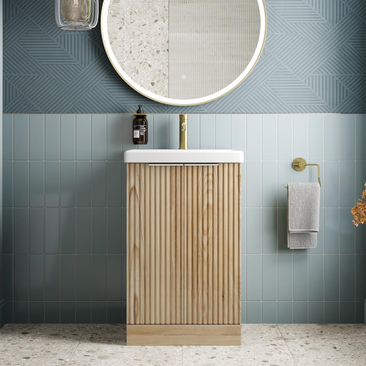 Wood Bathroom Vanity Units - Plumbworld